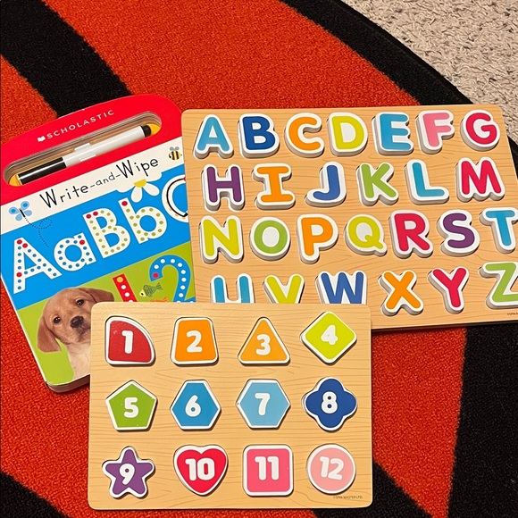 Scholastic | Accessories | Scholastic Alphabet And Number Learning Set ...